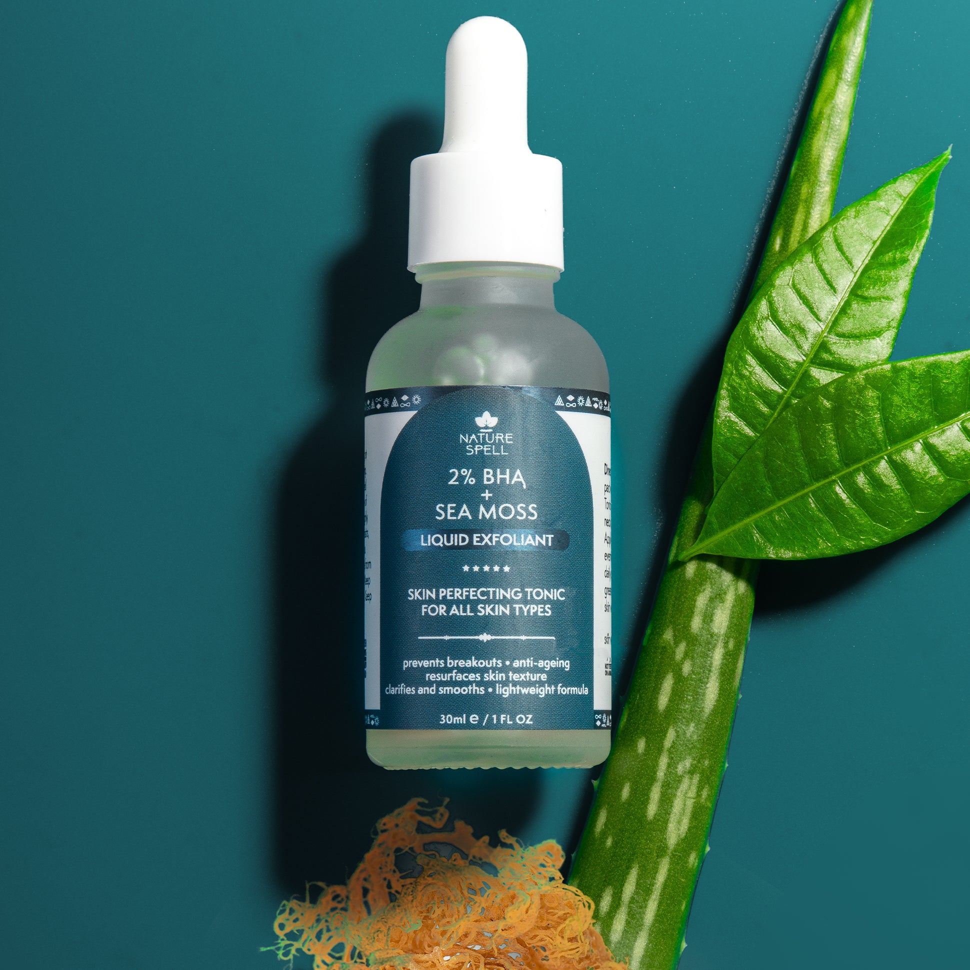 2% BHA + Sea moss Liquid Exfoliant (Salicylic Acid) – Skin Perfecting ...