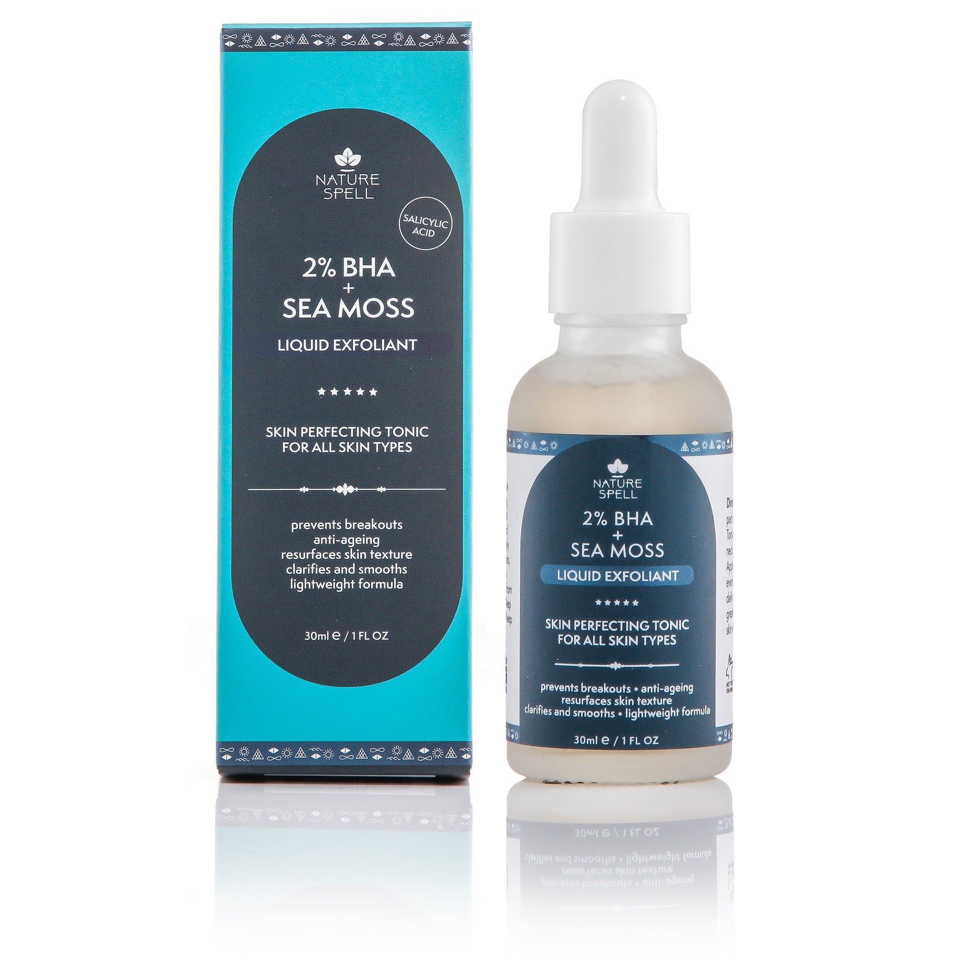 2% BHA + Sea moss Liquid Exfoliant (Salicylic Acid) – Skin Perfecting ...