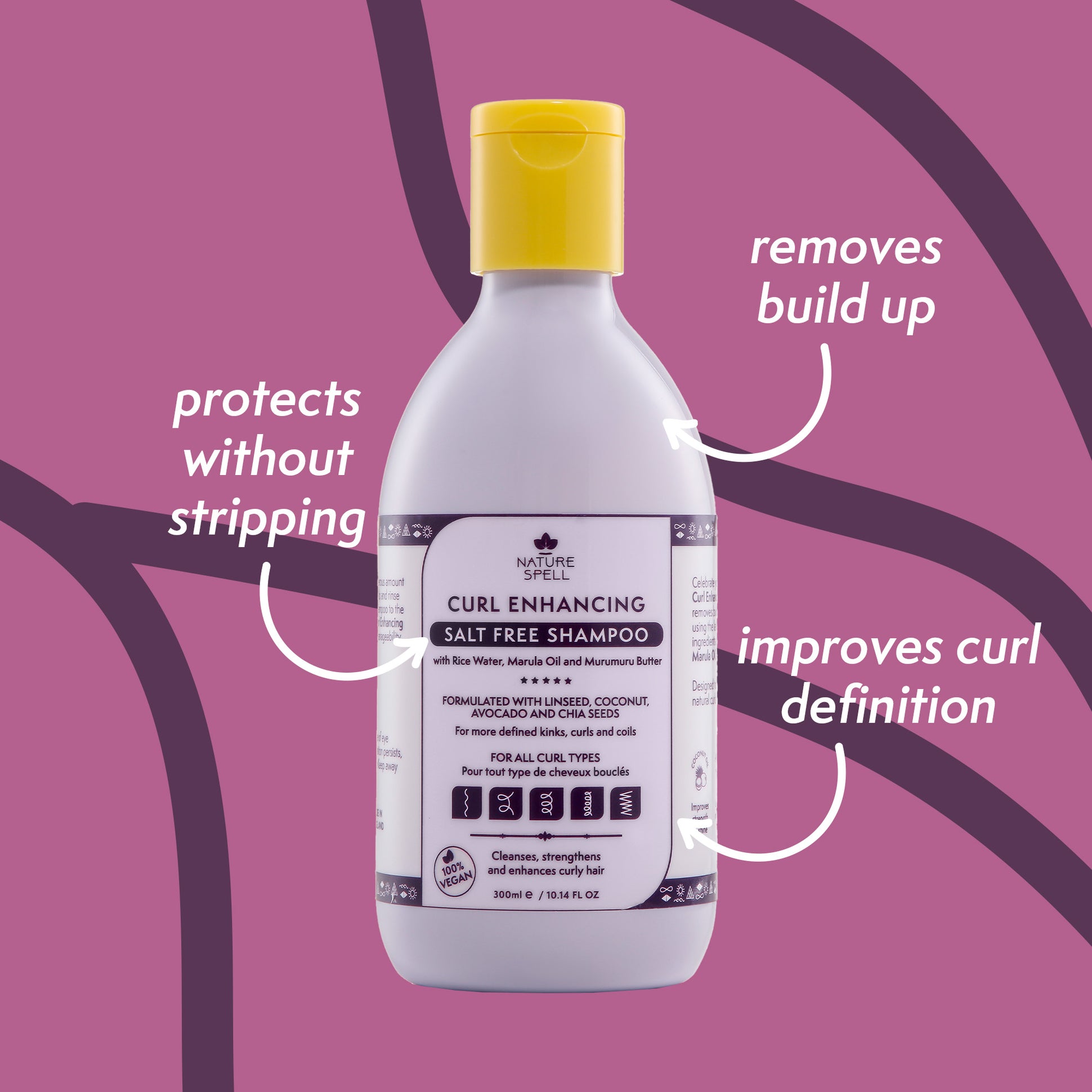Curl Enhancing Salt Free Shampoo – Nature Spell Global