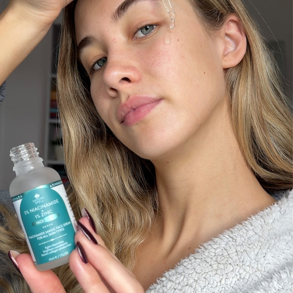 5% Niacinamide + 1% Zinc – Niacinamide Magic Face Serum – Nature Spell ...